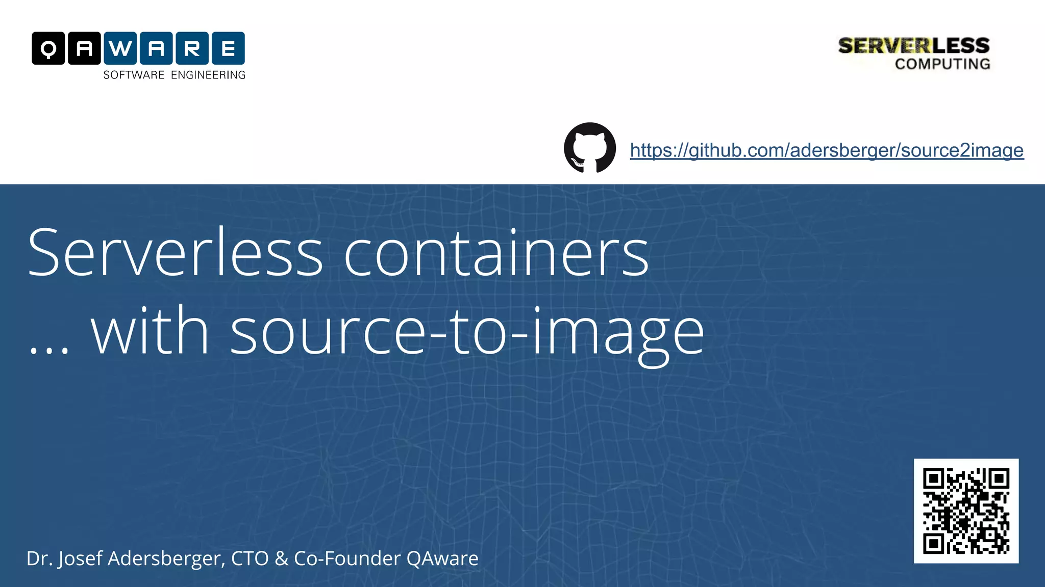 Serverless containers … with source-to-image | PPT