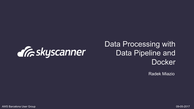 Serverless data processing with Data Pipeline | PPT