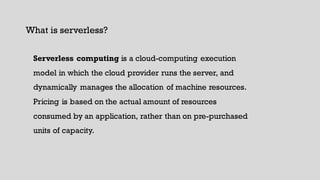 [OPD 2019] Automated Defense with Serverless computing | PPT