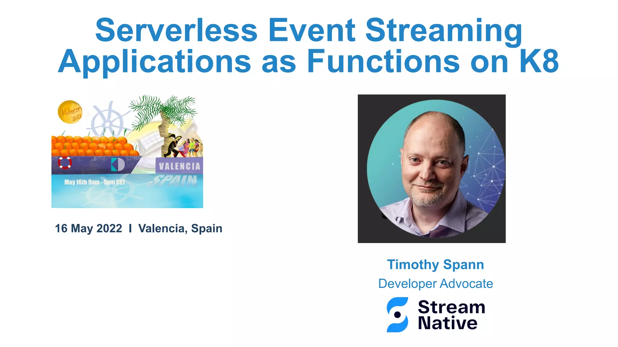 Serverless Event Streaming Applications as Functions on K8 | PPT