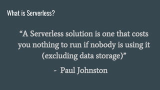 Serverless for DevOps Engineers | PPT