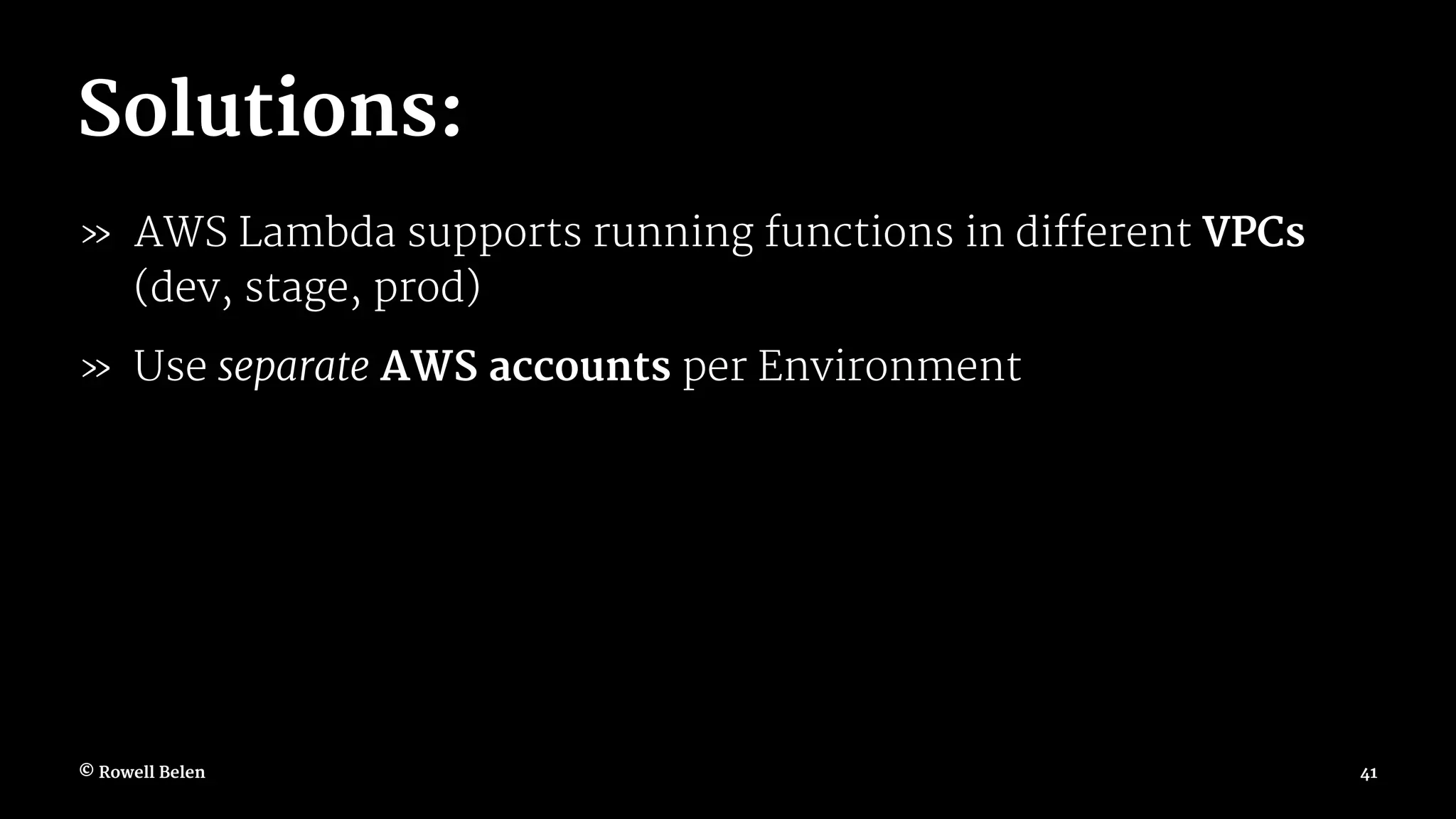 Serverless Framework 2018 Ppt