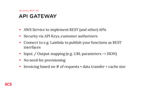 AWS Serverless Workshop | PPT