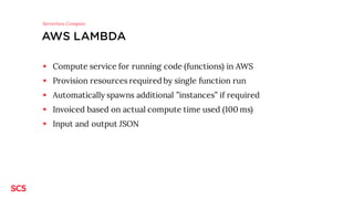 AWS Serverless Workshop | PPT