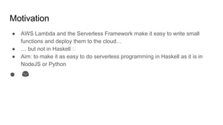 Serverless haskell | PDF