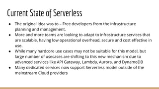 2022 Presentation | Serverless Innovation with AWS | PDF