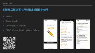 Serverless in Swift like a Breeze | PDF