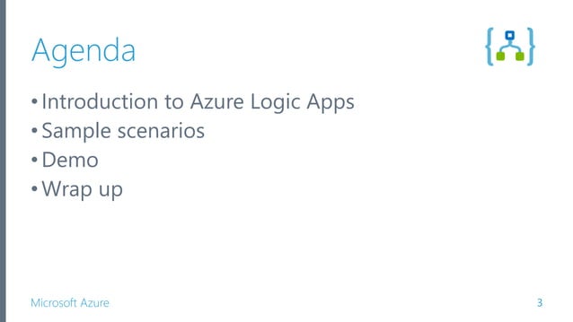 Serverless Integrations Using Azure Logic Apps Intro Ppt