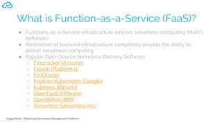 Serverless is FaaS-tastic - Columbia Open Source Meet-Up | PPT