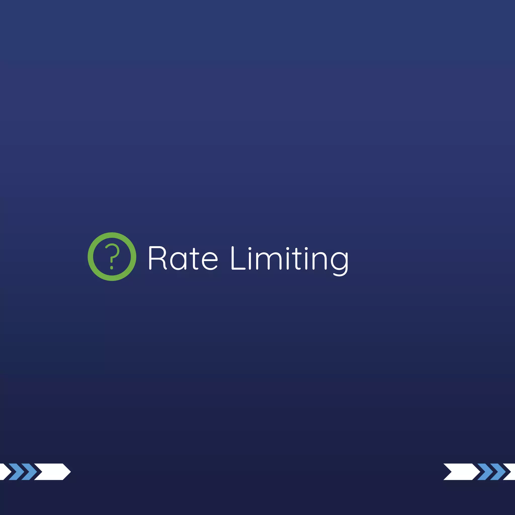 Serverless lessons learned #7 rate limiting | PPTX