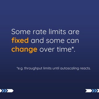 Serverless lessons learned #7 rate limiting | PPTX