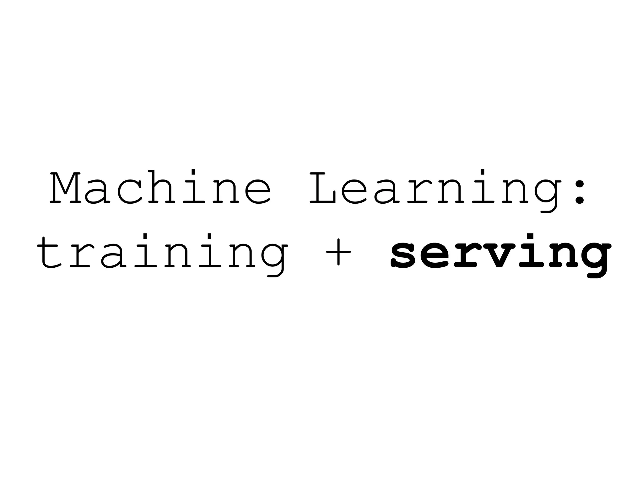 Serverless machine learning operations | PPT
