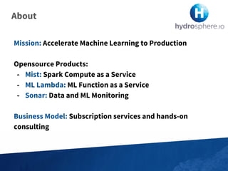 Serverless machine learning operations | PPT