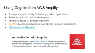 Serverless Meetup - Authentication for Serverless Applications [Jul 2020] | PPT