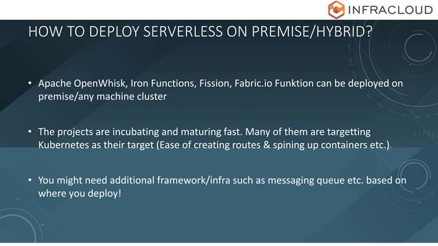 Serverless Pune Meetup 1 | PPT