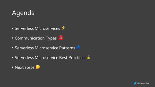 Serverless Microservice Patterns for AWS | PPT