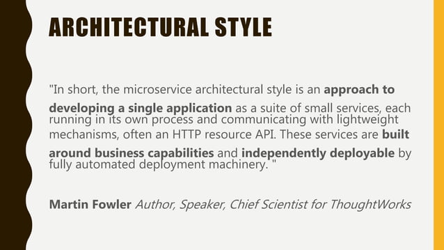 Serverless & Microservices Architecture | PPTX