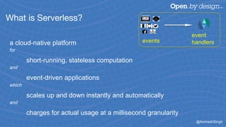 Being serverless and Swift... Is that allowed? | PPT