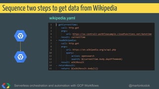 Serverless orchestration and automation with Cloud Workflows | PDF