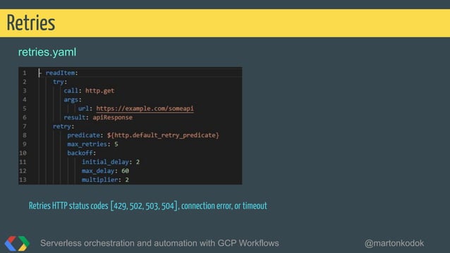 Serverless Orchestration And Automation With Cloud Workflows Ppt