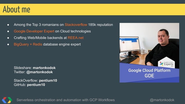 Serverless Orchestration And Automation With Cloud Workflows Ppt