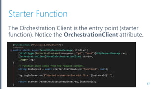 Serverless Orchestration with Azure Durable Functions | PPTX | Cloud Computing | Internet