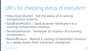 Serverless Orchestration with Azure Durable Functions | PPTX | Cloud Computing | Internet