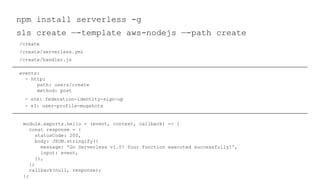 Serverless Presentation | PPTX
