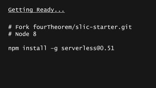 "Building a Production-Grade Serverless Deployment" - Eoin Shanaghy, CTO, fourTheorem | PPT ...