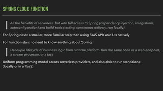 Serverless Spring by Stephane Maldini | PPT