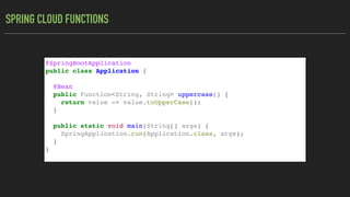 Serverless Spring by Stephane Maldini | PPT