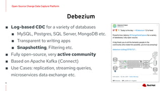 Serverless stream processing of Debezium data change events with ...