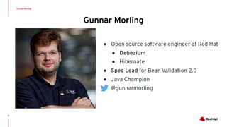Serverless stream processing of Debezium data change events with Knative | DevNation Tech Talk | PPT