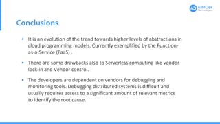 What is Serverless Computing? | PPTX