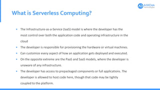 What is Serverless Computing? | PPTX