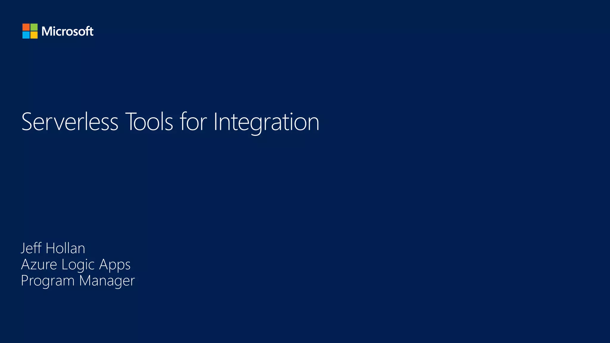 Serverless tools for integrating systems | PPT