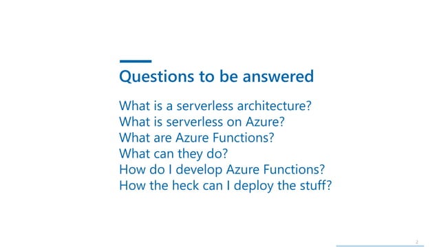 Serverless With Azure Functions Ppt
