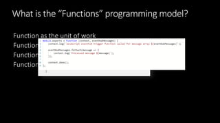 Scalable APIs with Azure Functions | PPTX