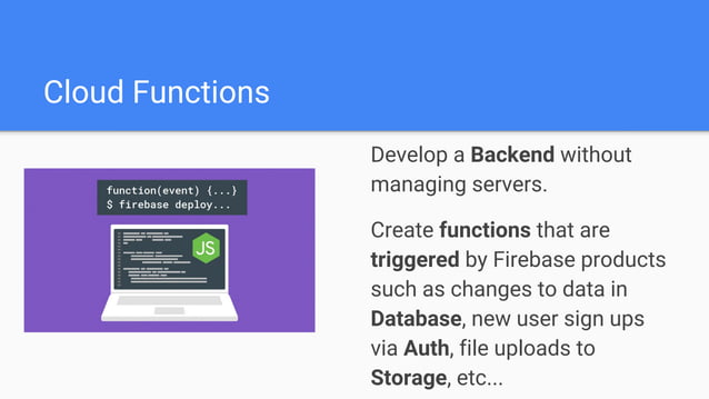 Serverless with Firebase - Launchpad Build Burgos | PPT