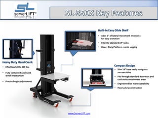 SL-350X Manual ServerLIFT | PDF