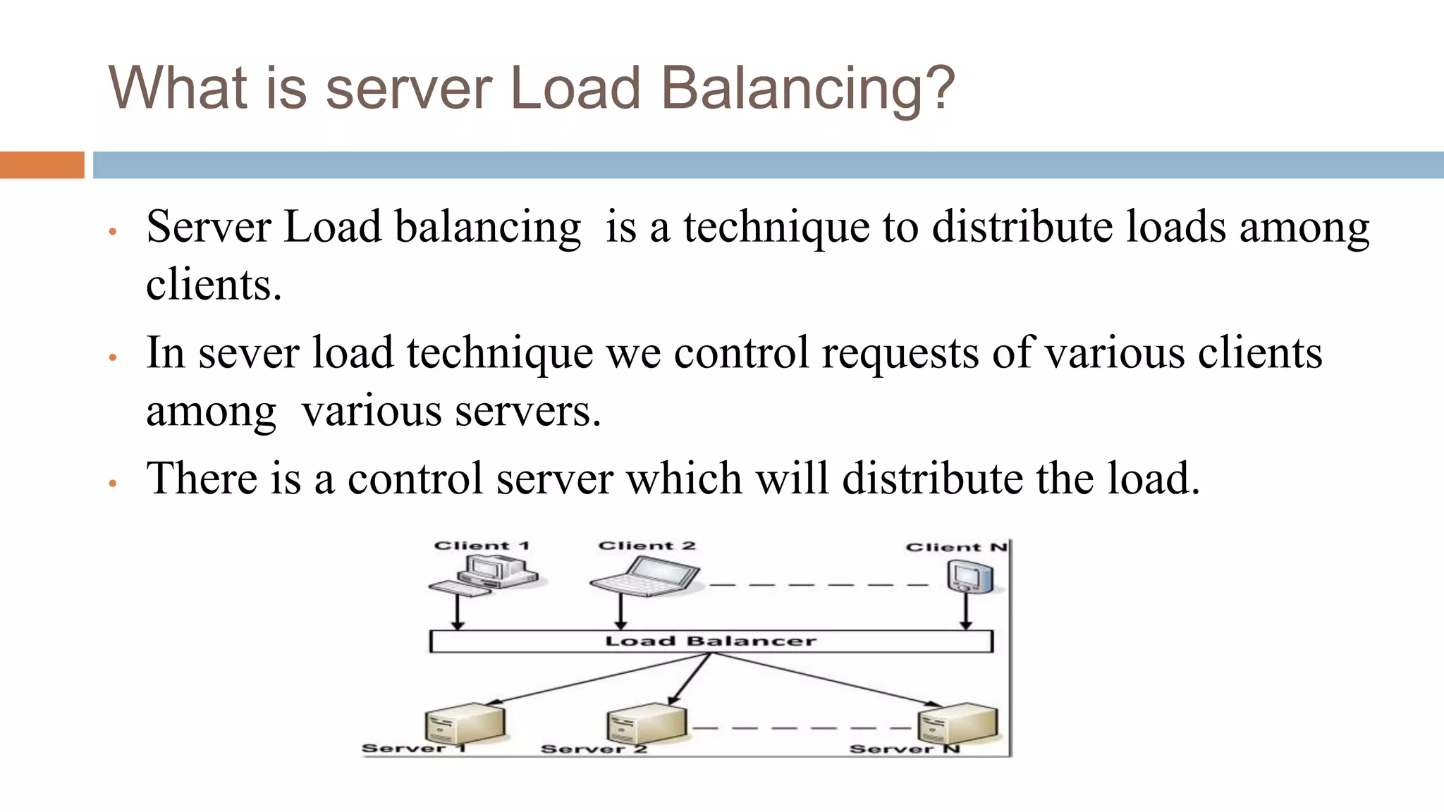 Server load balancer ppt | PPTX | Databases | Computer Software and ...