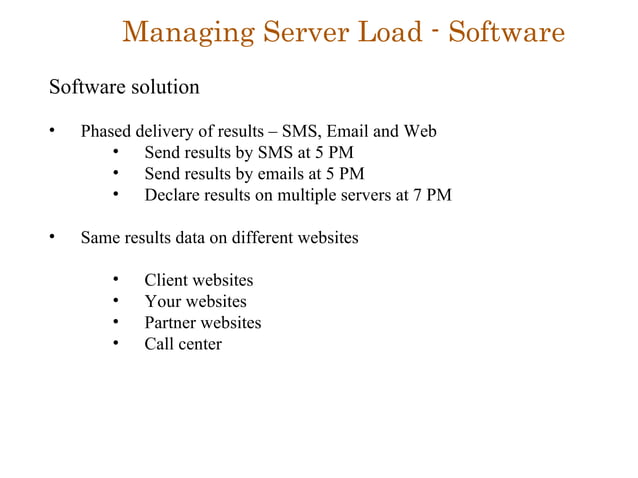 Server Load Balancing | PPT