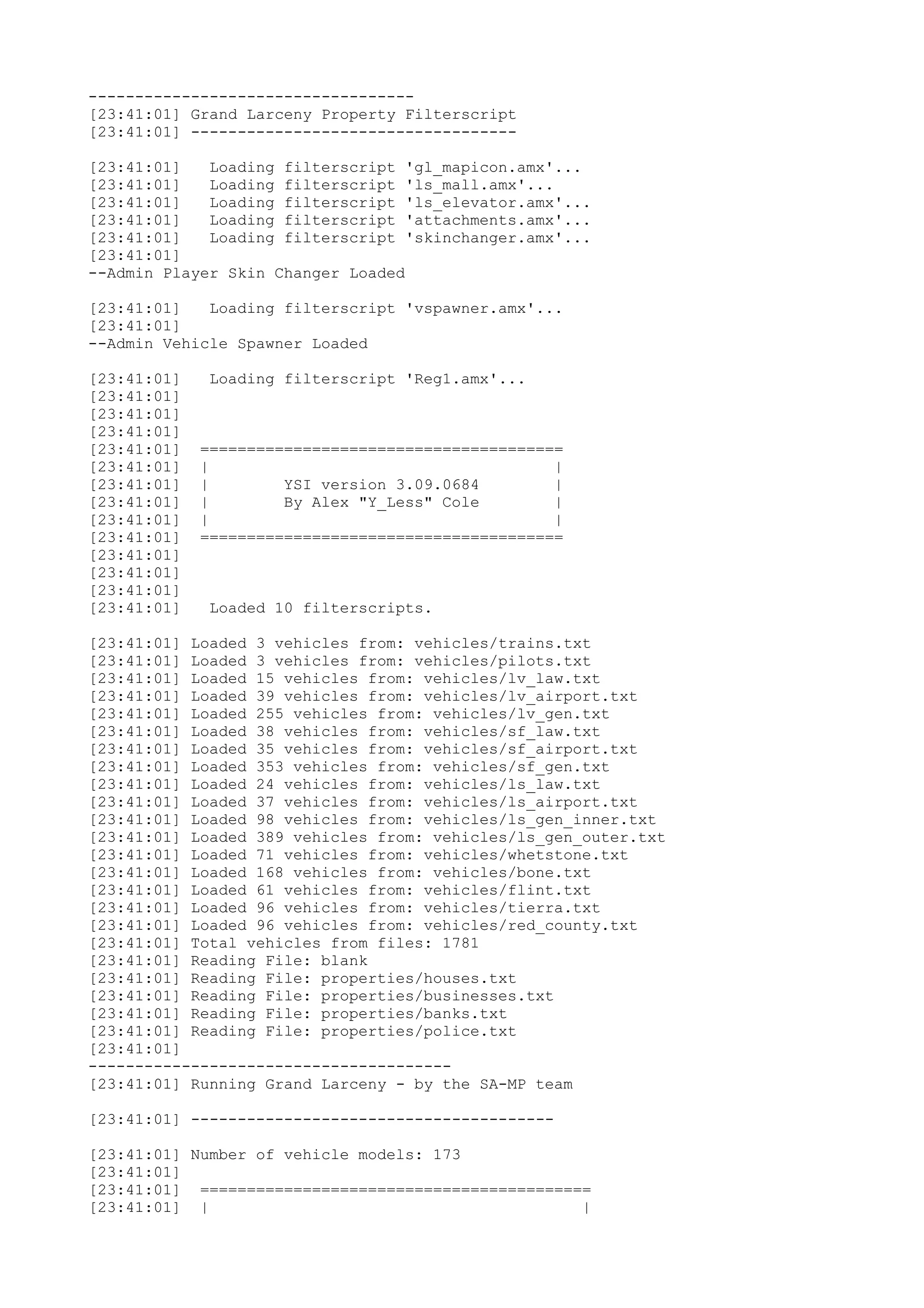 Server log | TXT | Operating Systems | Computer Software and Applications