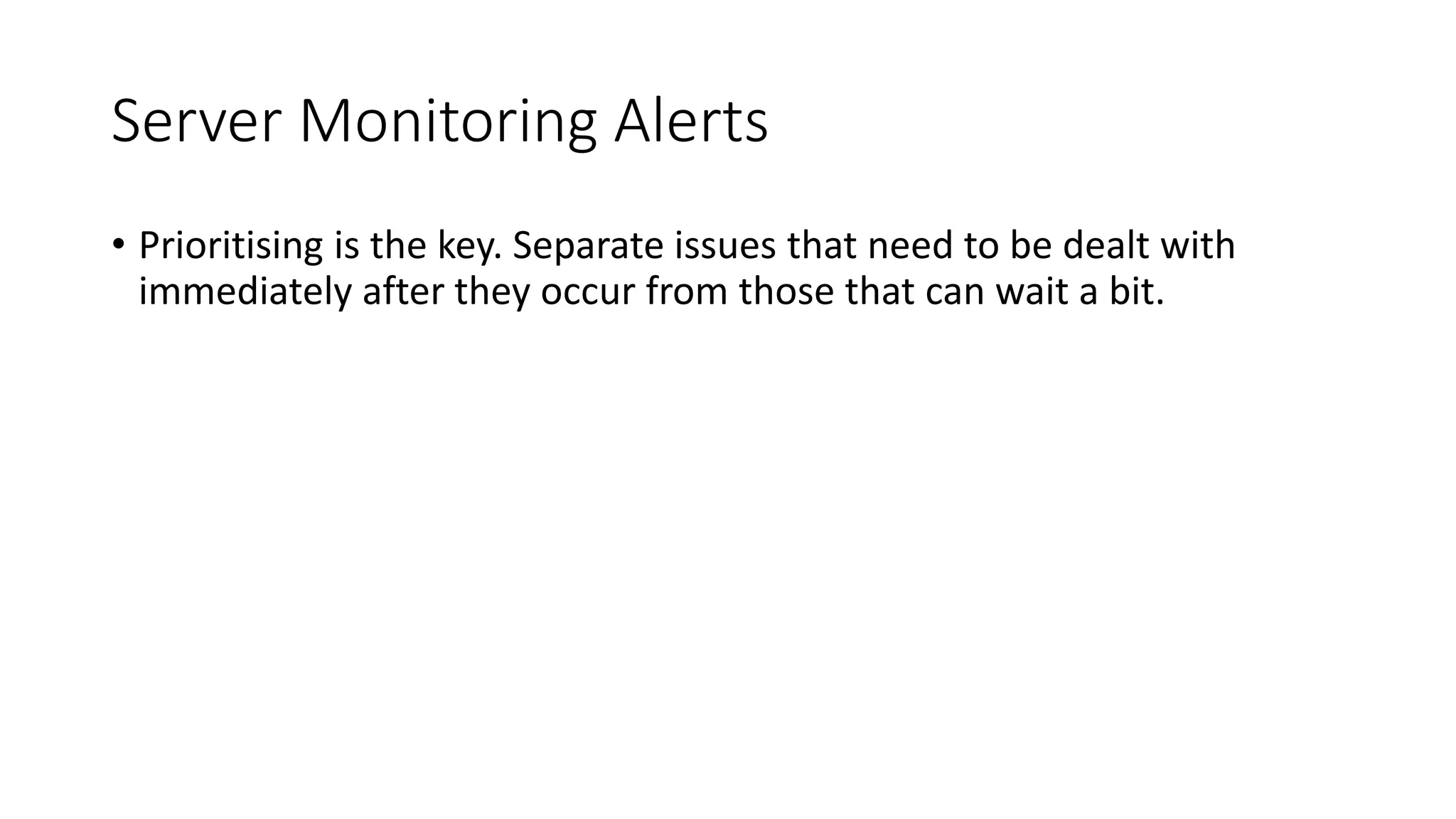 Server Monitoring Basics Every Sysadmin Should Know Ppt