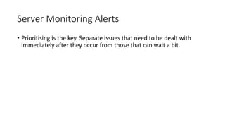 Server monitoring basics every sysadmin should know | PDF
