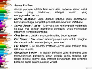 Komputer Server | PPT