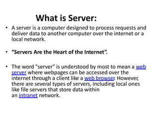 Server operating system | PPTX