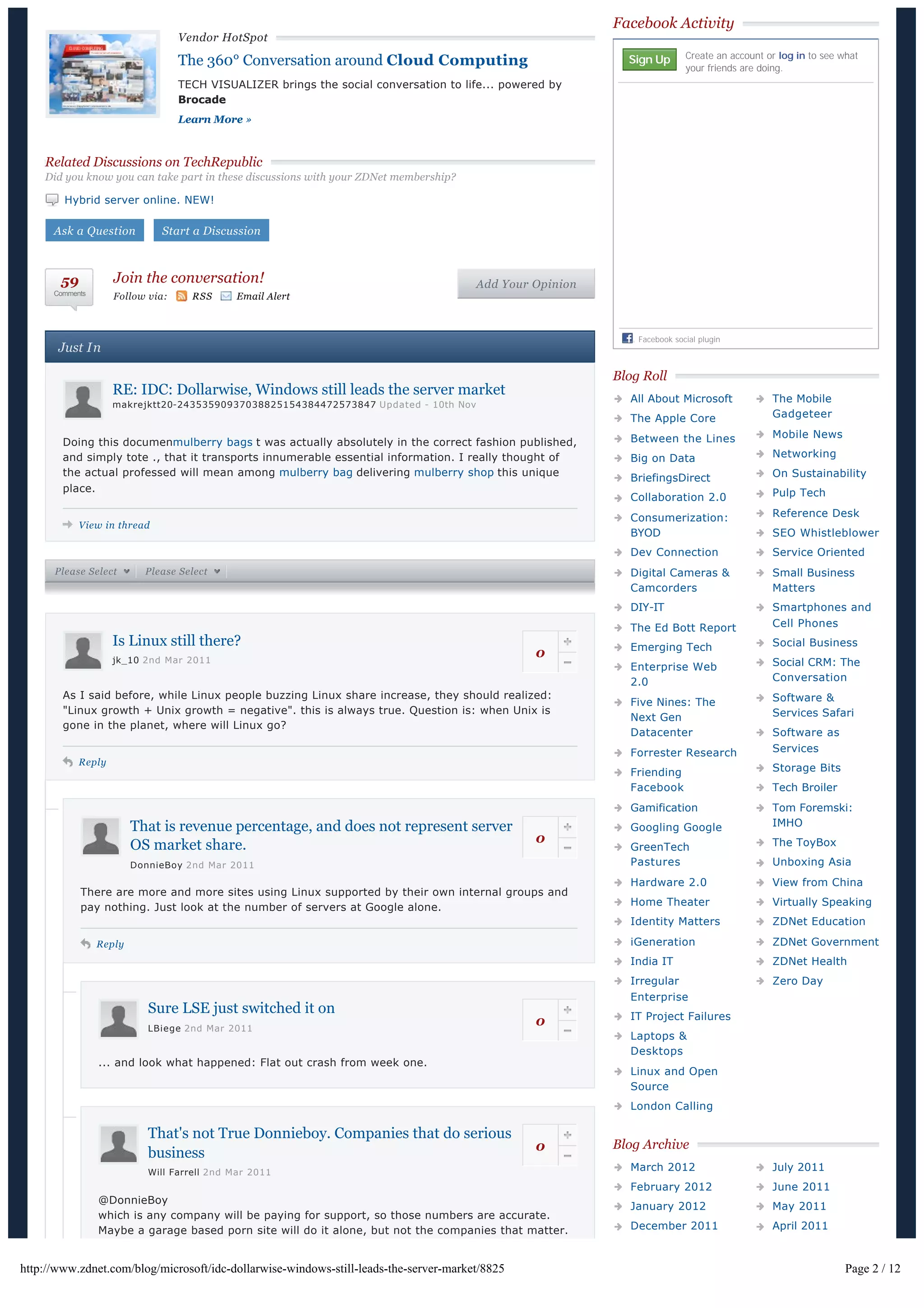 Server os market share | PDF