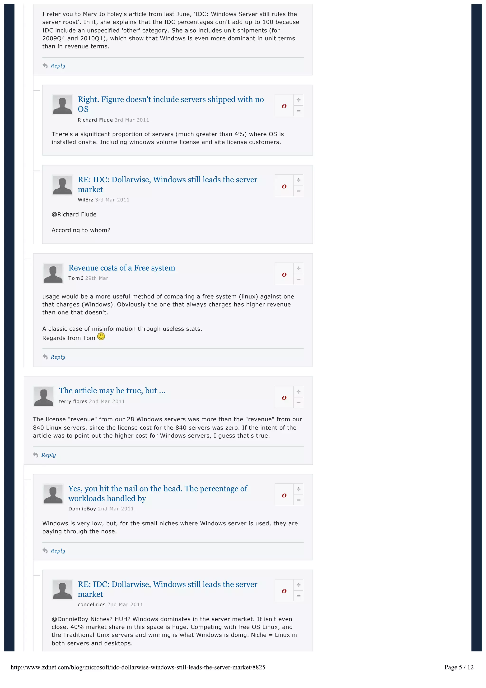Server os market share | PDF