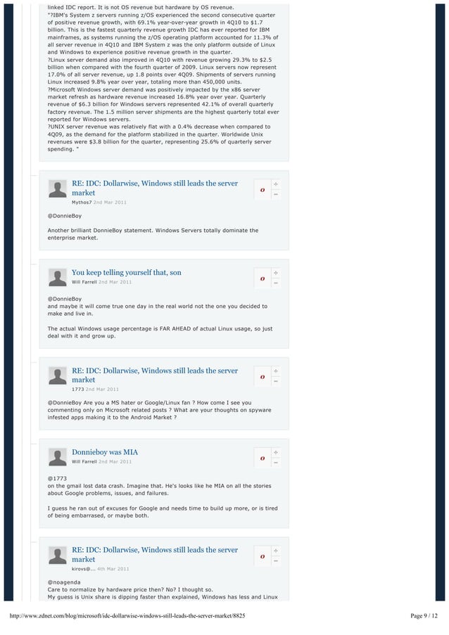 Server os market share | PDF